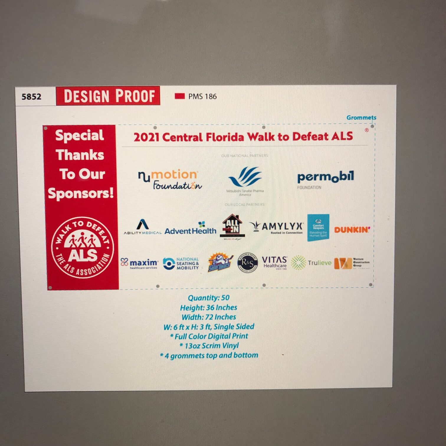 Custom Banners 3x6 With Grommets ALS PrintWHink